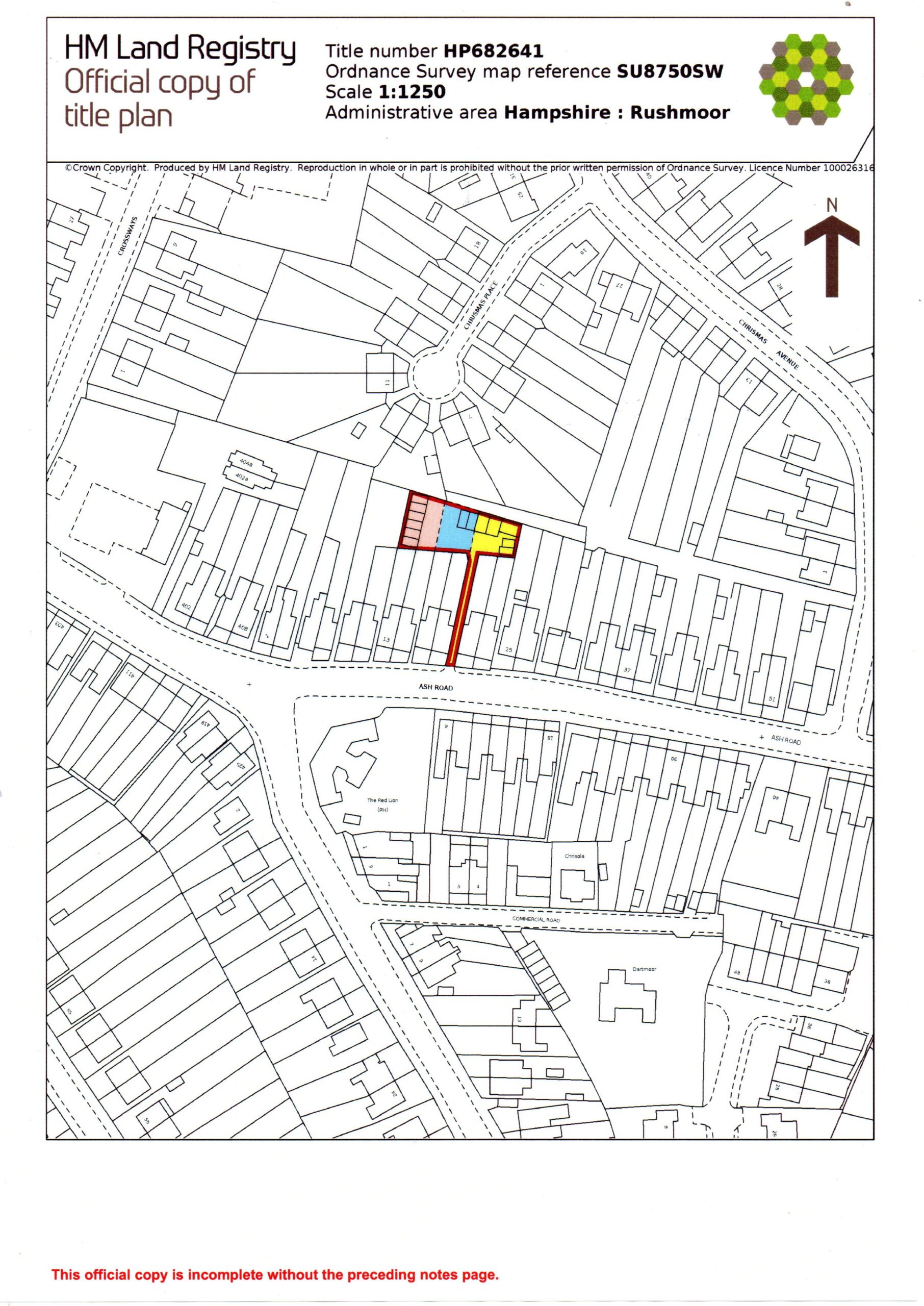 Land Ash Rd 5 Map – Emberson & Co